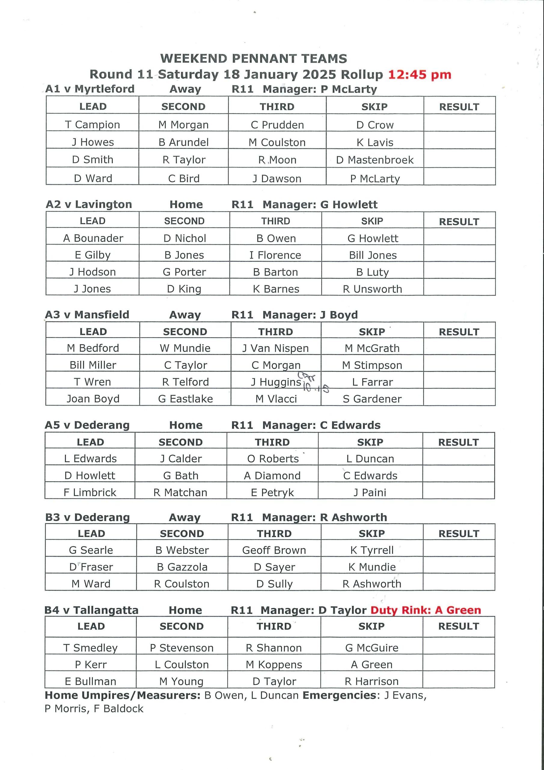 Pennant Teams - Wodonga Bowling Club | our club is your club